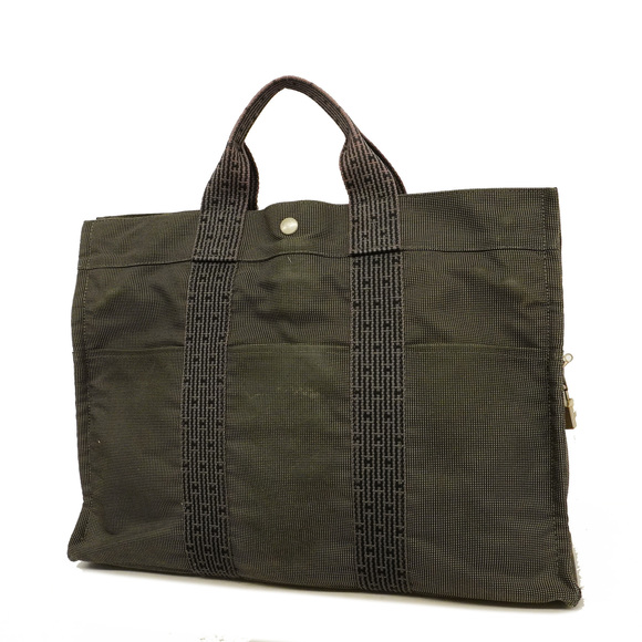 Hermes | Bags | Hermesauth Her Line Tote Bag Yale Line Mm Womens Canvas ...